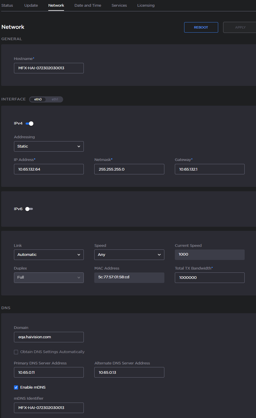 Configuring Network Settings